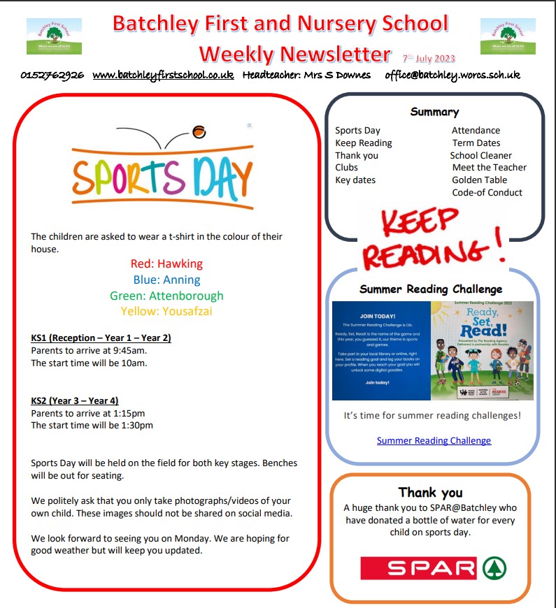 Batchley First School – Batchley First